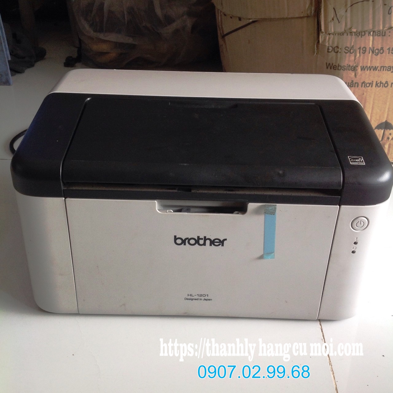 Máy in 1 mặt nhỏ gọn - Brother 1201 (Tặng Hộp Mực Không Mực Thải - Dây ...