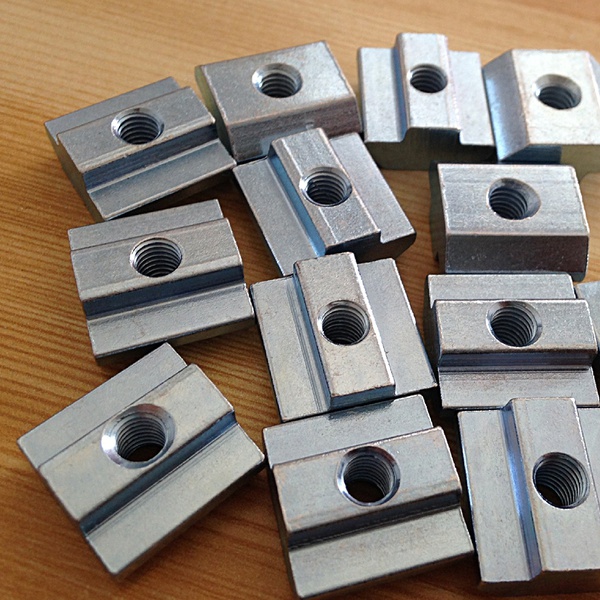 50pcs M5 T Sliding Nut Zin-Plated Carbon Steel T Sliding Nut for 2020 ...