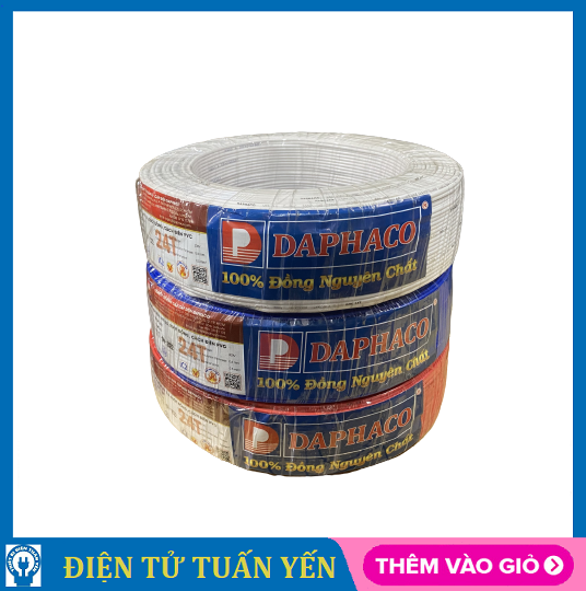 [Bán lẻ combo 10 mét] Dây đơn cứng Daphaco 12/10, 16/10, 20/10 - MixASale