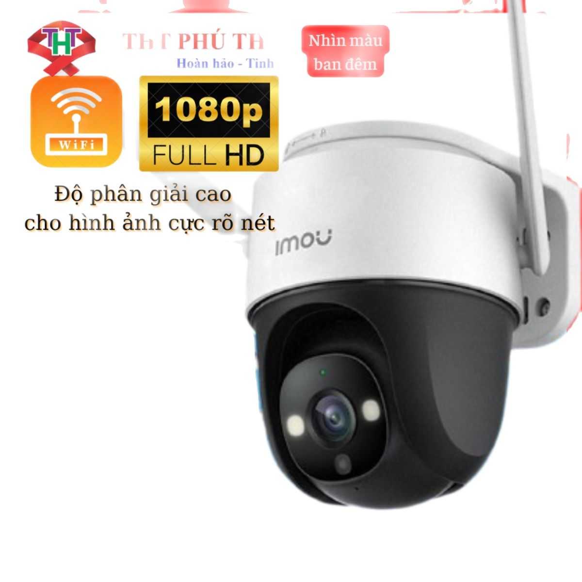 Camera wifi ngoài trời IMOU Cruiser 2 3MP GS7EP xoay 360 độ theo dõi ...