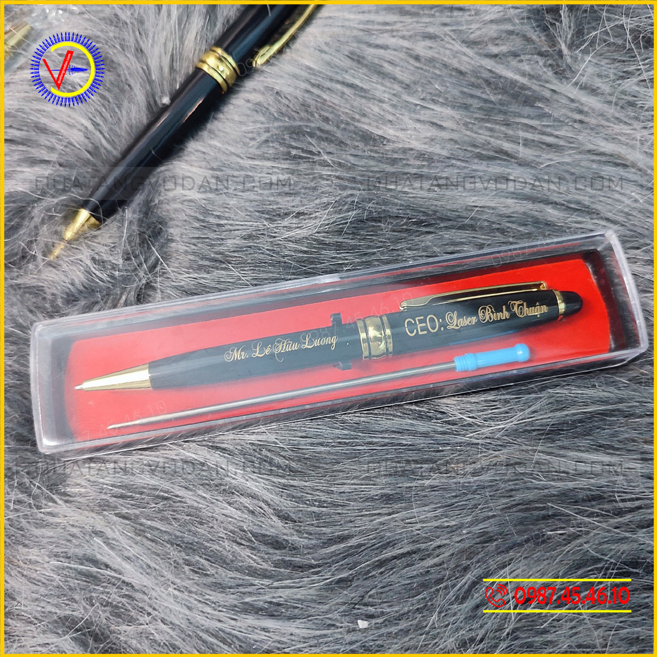 Bút khắc tên bút ký xoay rẻ đẹp xịn (tặng ruột) bút ký tên QUÀ TẶNG LƯU ...