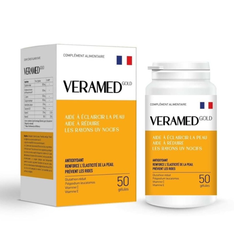 Viên Uống Veramed Gold Chống Oxy Hóa, Hỗ Trợ Làm Sáng Da Giảm Nguy Cơ ...