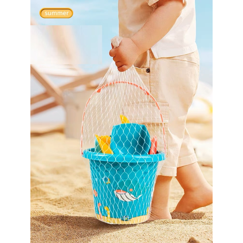 đồ chơi Xô xúc cát đii biển-xúc hạt muồng 18 món đầy đủ dụng cụ cho bé thoả thích vui chơi sáng ...