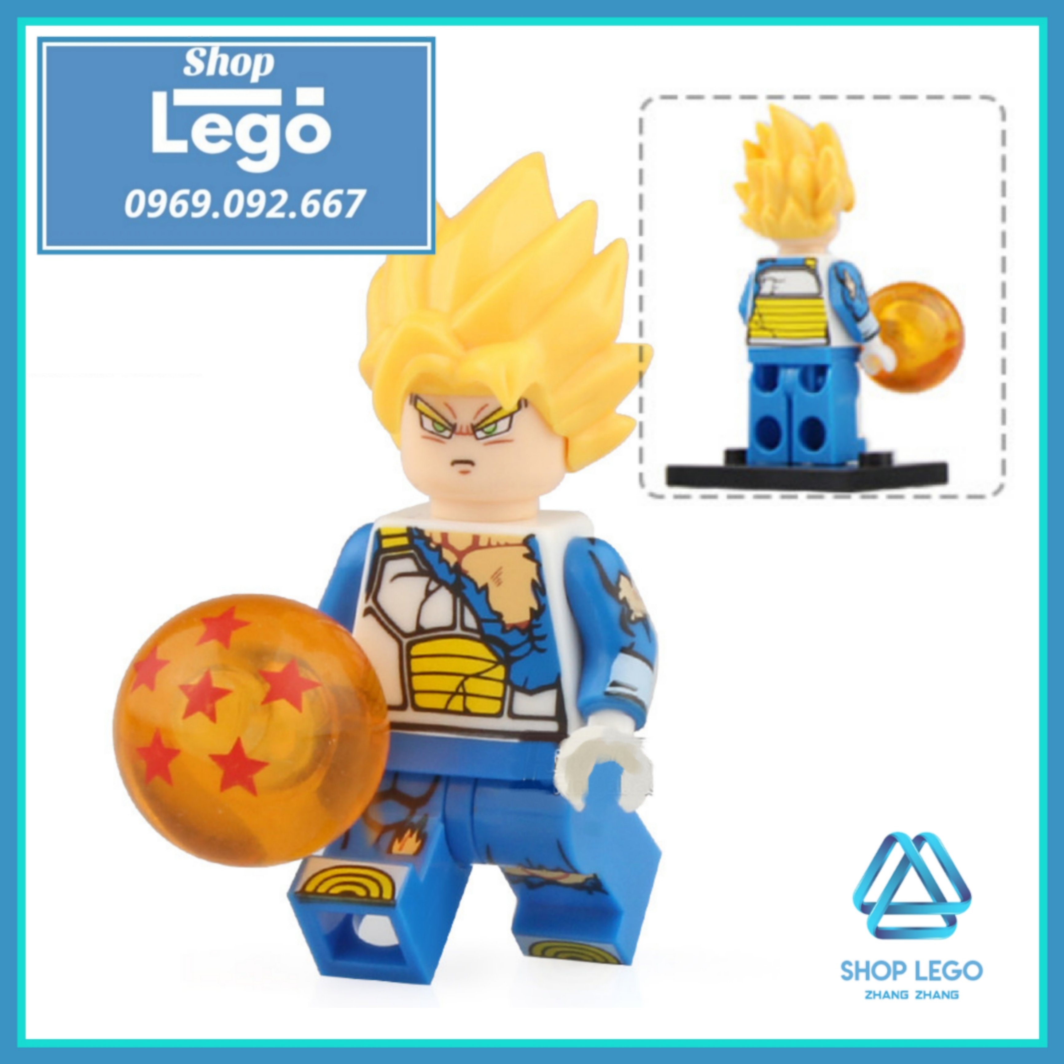 [FREESHIP MAX] Đồ chơi Xếp hình Dragon Ball Chi Chi Gotenks Xeno Goku ...