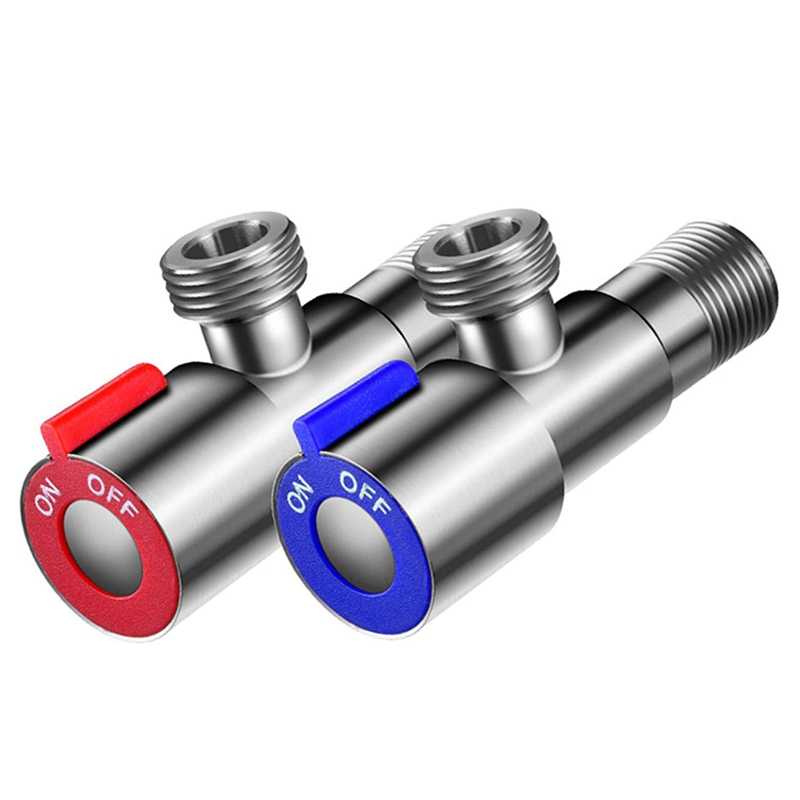 2Pcs/Set Triangle Valve 304 Stainless Steel Angle Valve Hot or Cold ...