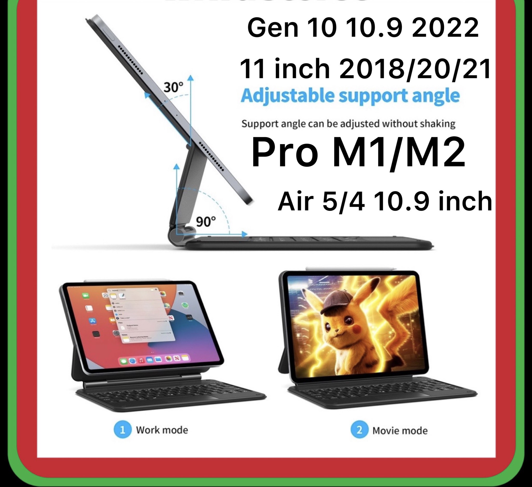 Wiwu Magic KeyBoard cho New IPad thế hệ 10 / 10.9 inch , Air 4 / 5 ...