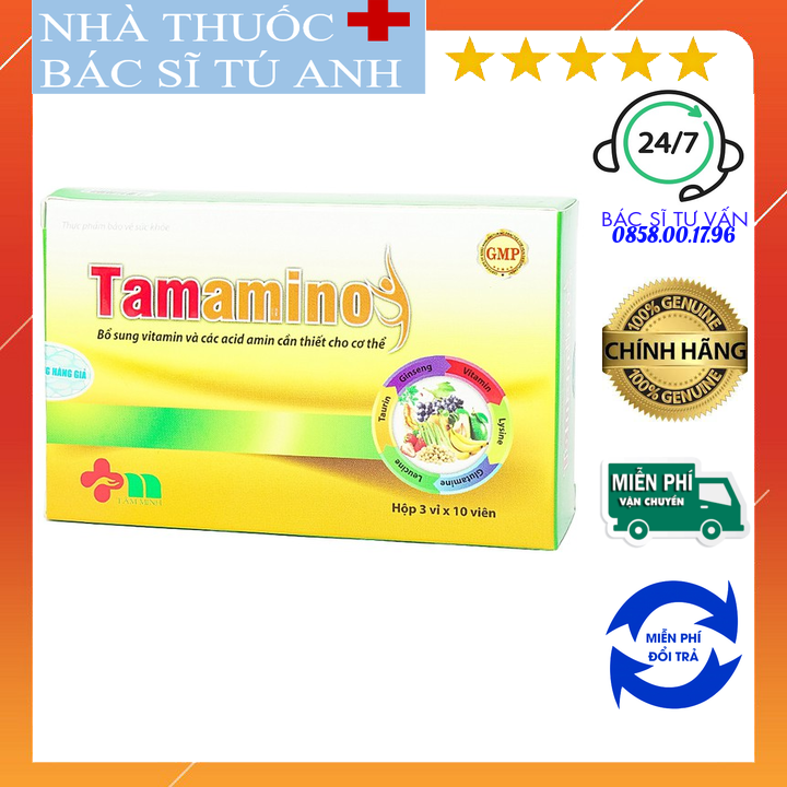 Tamamino – Multivitamin Bổ sung dinh dưỡng toàn diện cho người ăn kém ...