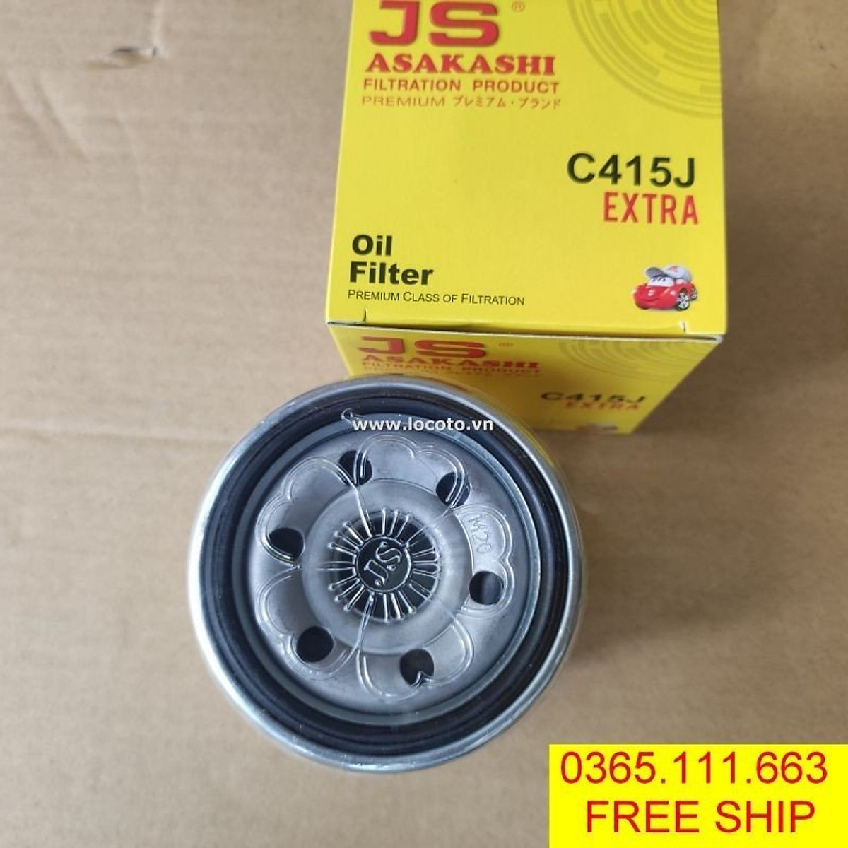 Lọc dầu Mitsubishi Xpander 2017-2023 JS Asakashi - MixASale