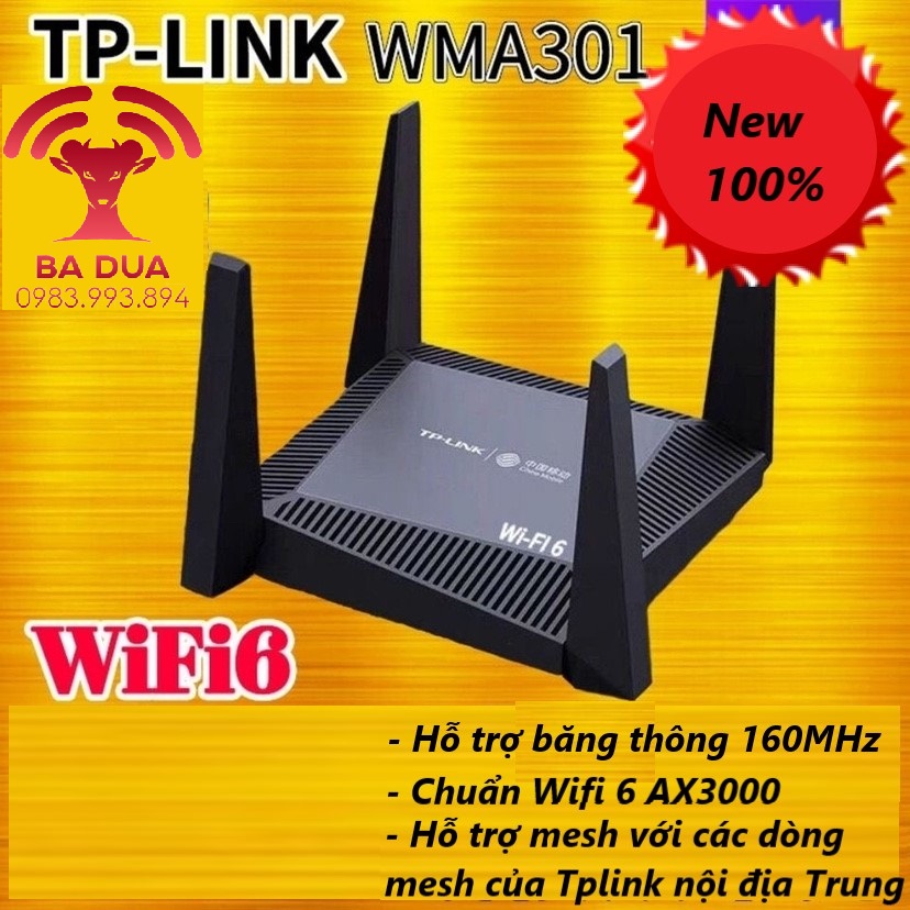 Bộ Phát Wifi Mesh Wifi 6 6+ Dual Wan Tplink TP-Link WTA541 AX5400 , WMA301 AX3000 , WUC181 ...