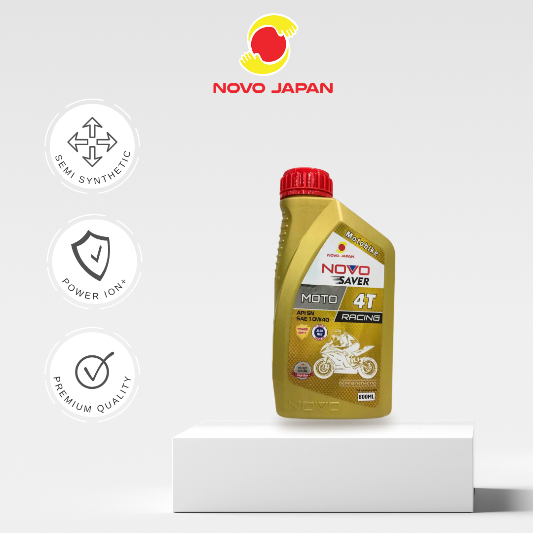 Nhớt xe công nghệ NOVO SAVER - SN 10W40 JASO MA2 - MixASale
