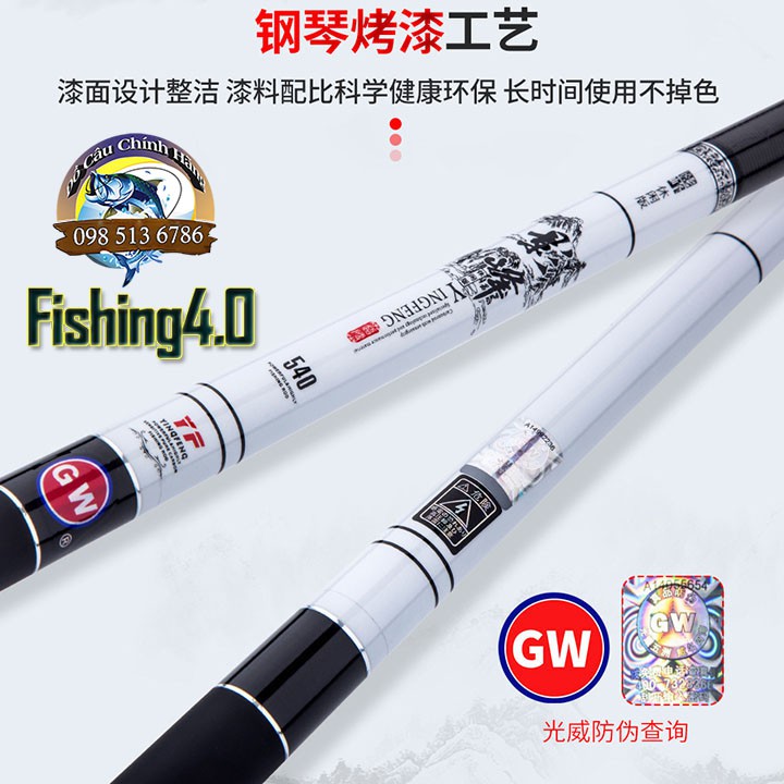 CẦN CÂU TAY GW YINGFENG - THUẦN PHONG - GW 3M6 ĐẾN 7M2 - Cam kết bảo ...