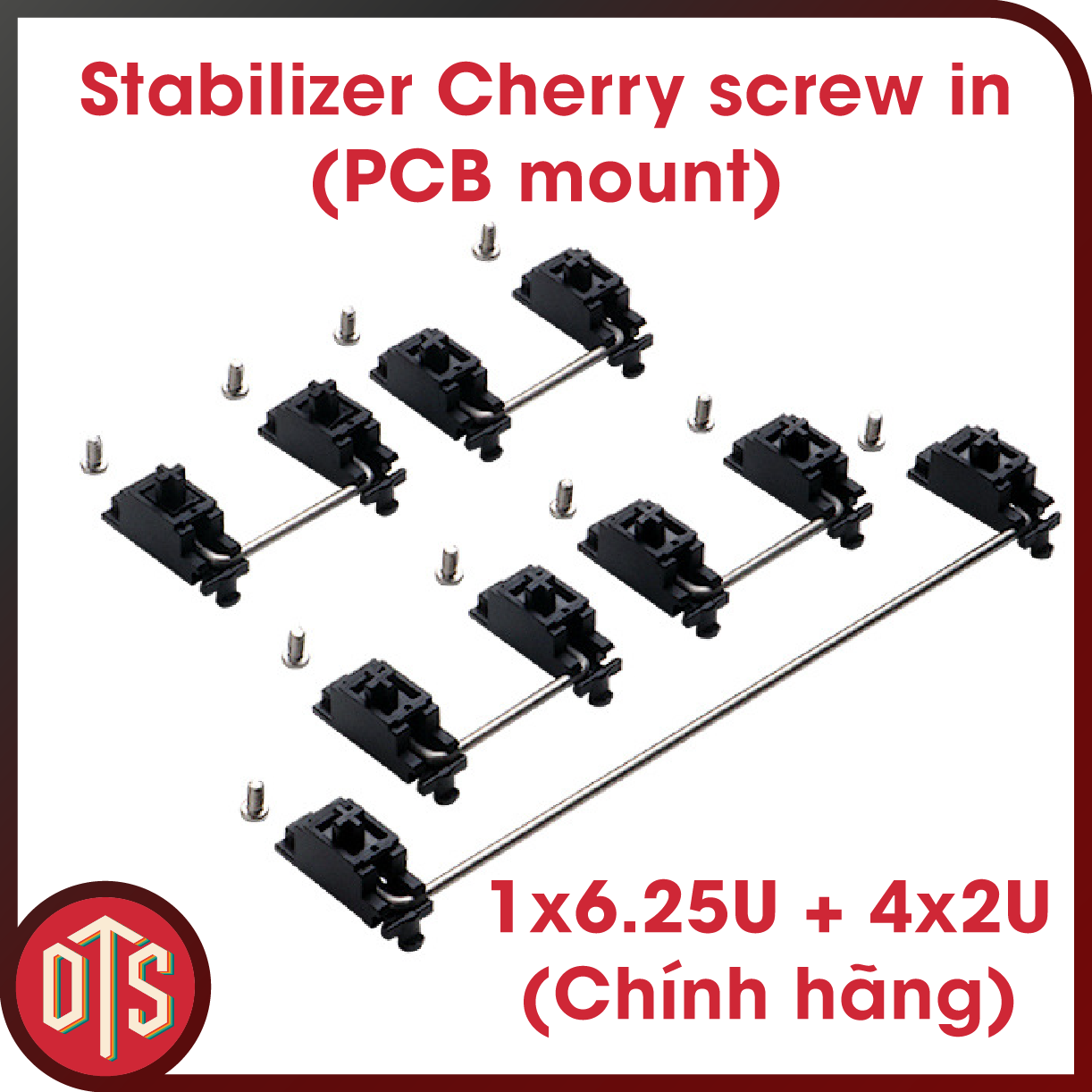 Stabilizer bàn phím cơ | Stab | Cherry | PCB mount | Screw in | Snap in ...
