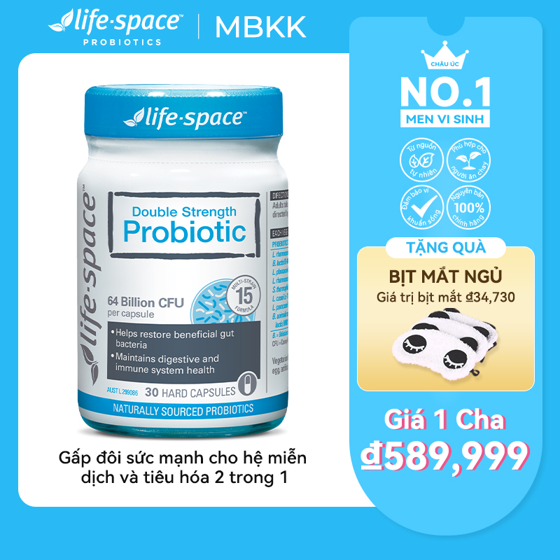 Tặng bình nước 129k - Men vi sinh Life Space Shape B420 Probiotic hỗ ...