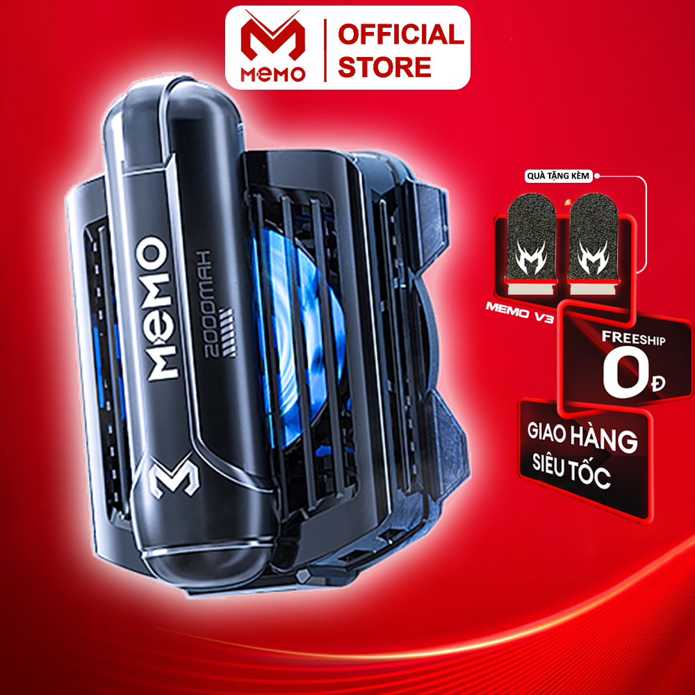 Quạt tản nhiệt laptop Memo FL08 tản khí nén turbo 2400RPM giảm nhiệt ...