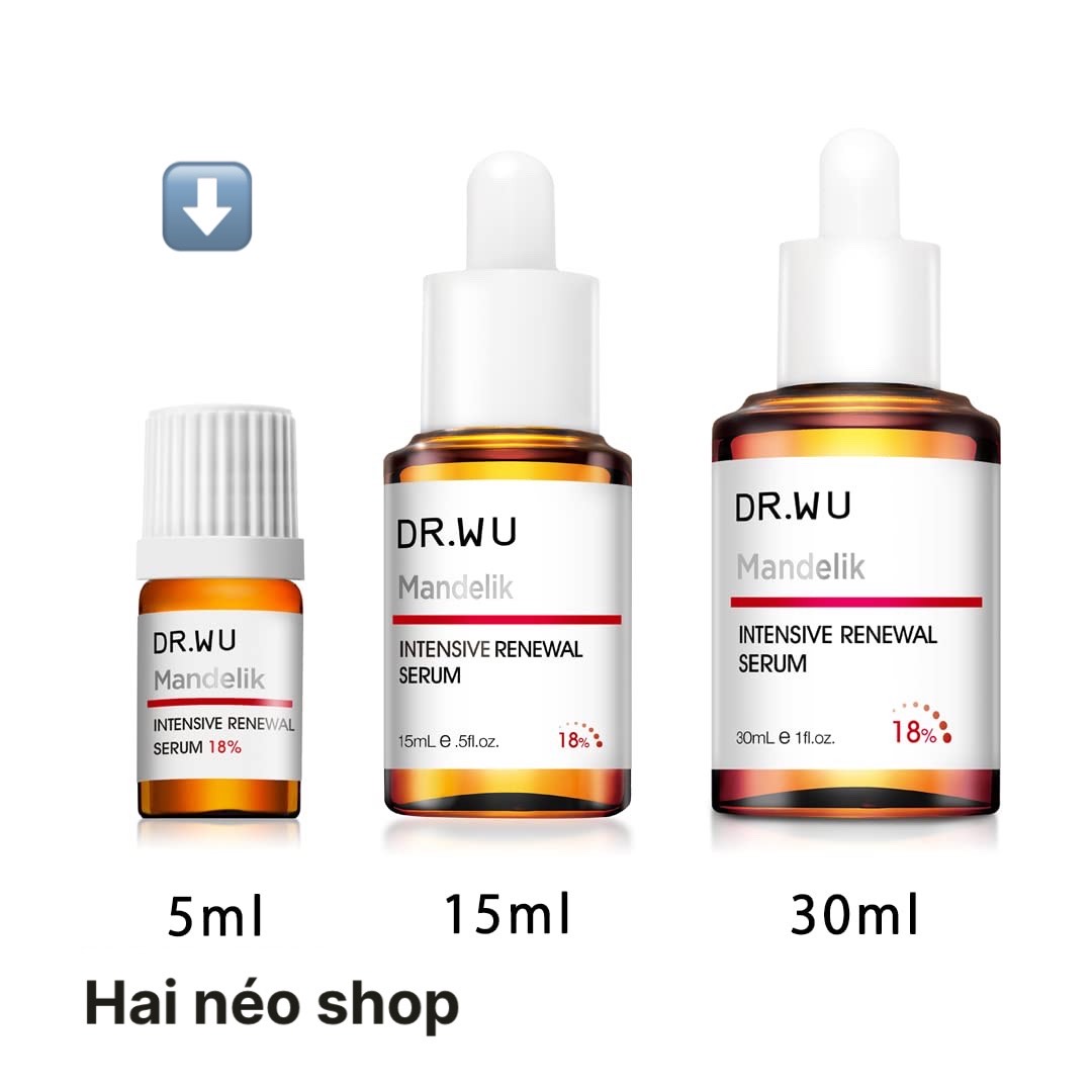 ĐỌC KĨ MÔ TẢ Tinh chất peel da tẩy da chết hoá học chứa AHA Mandelic Acid 18 Dr.Wu Intensive ...