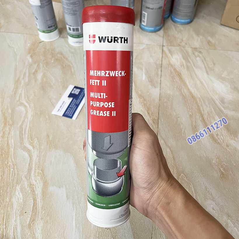 Mỡ bò Wurth Grease II 400g - MixASale