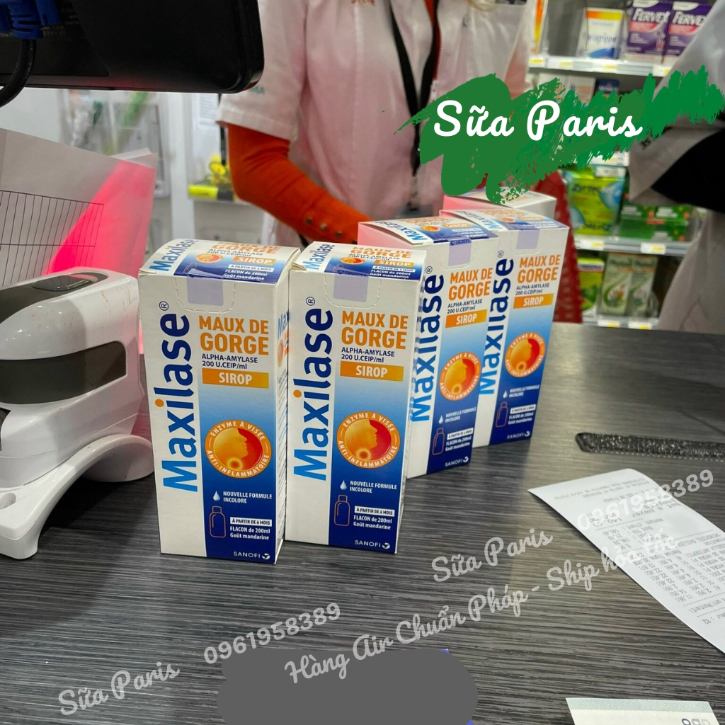 Siro Maxilase dành cho trẻ từ 6 tháng tuổi và người lớn hàng của Pháp ...