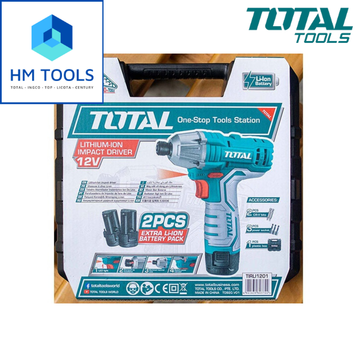 8V Máy siết vít dùng pin Total TSDLI0802 - MixASale