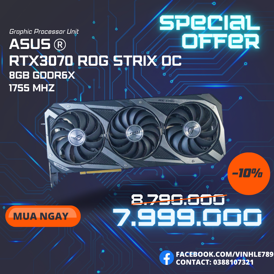 Card màn hình VGA ASUS ROG STRIX RTX 2060 SUPER EVO OC edition 8GB ...
