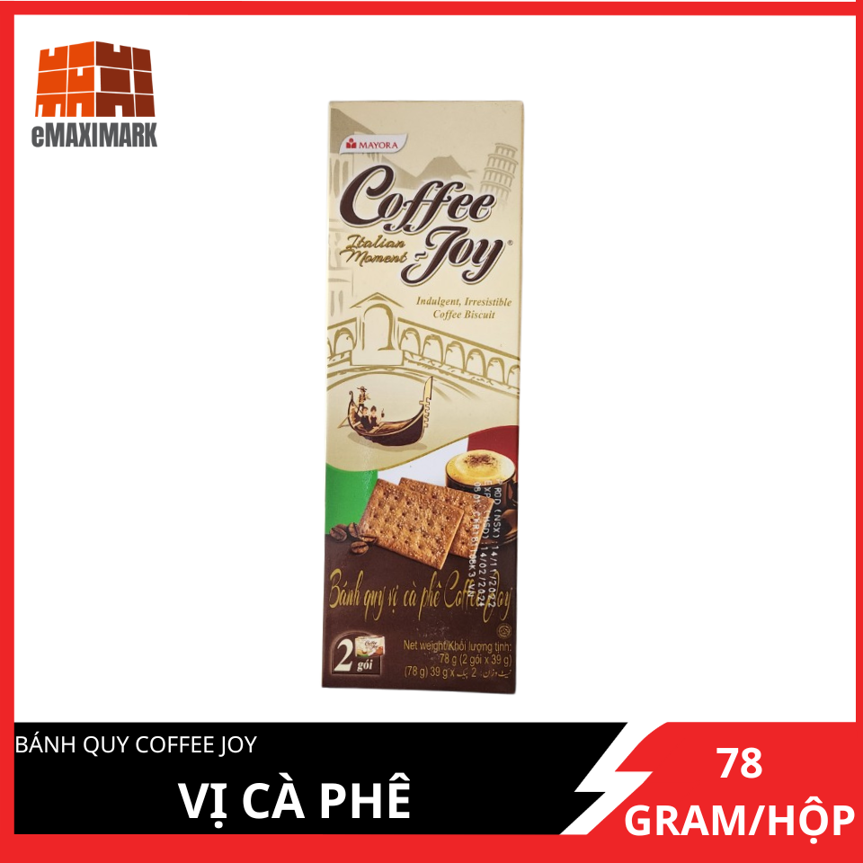 [HCM ship 2h] Bánh Cà phê Coffee Joy Hộp giấy 78g | Lazada.vn