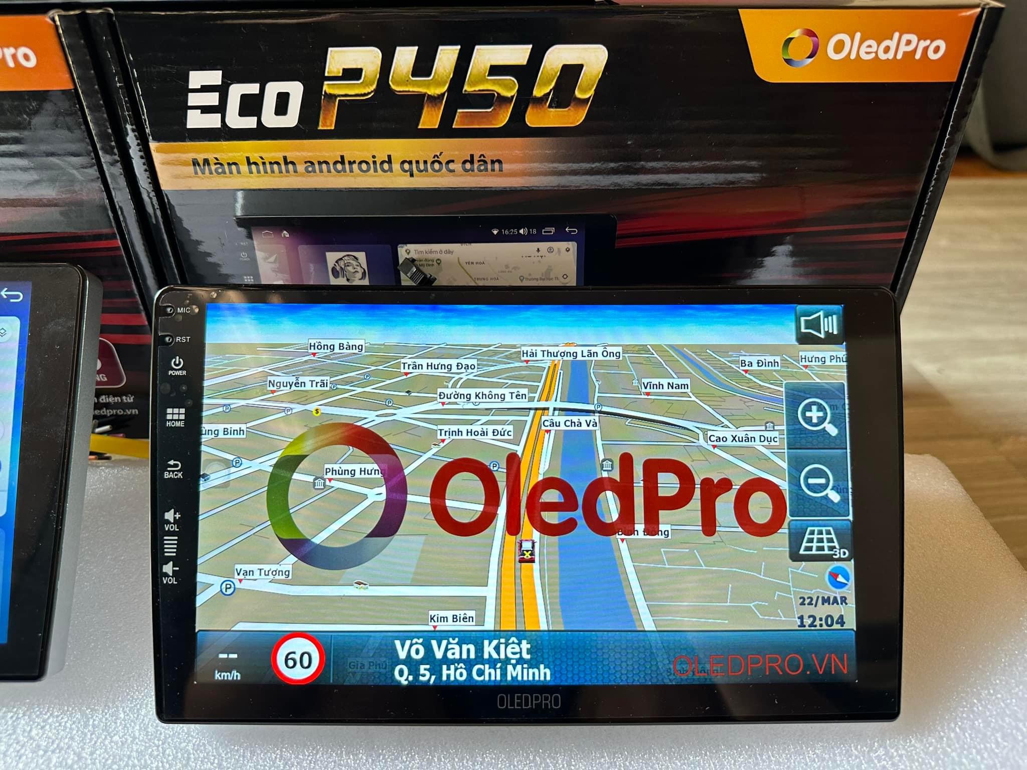 Màn hình Android OLED PRO ECO P450 thế hệ mới theo xe Huyndai i10 2021 - 2022 9 inch Kèm dưỡng ...