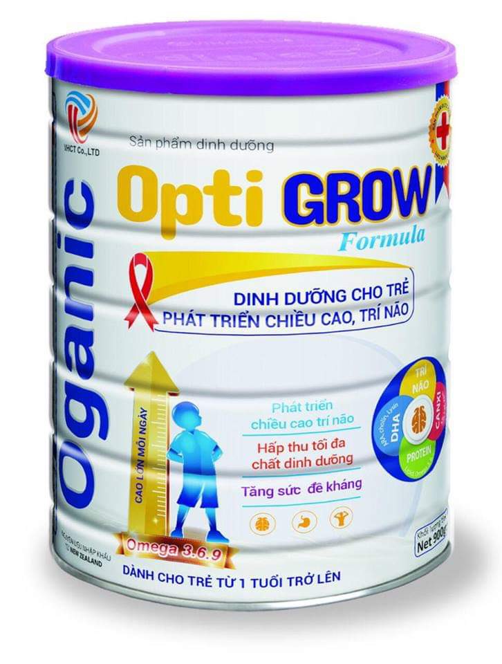 Sữa Bột Opti Organic Grow 900gr | Lazada.vn