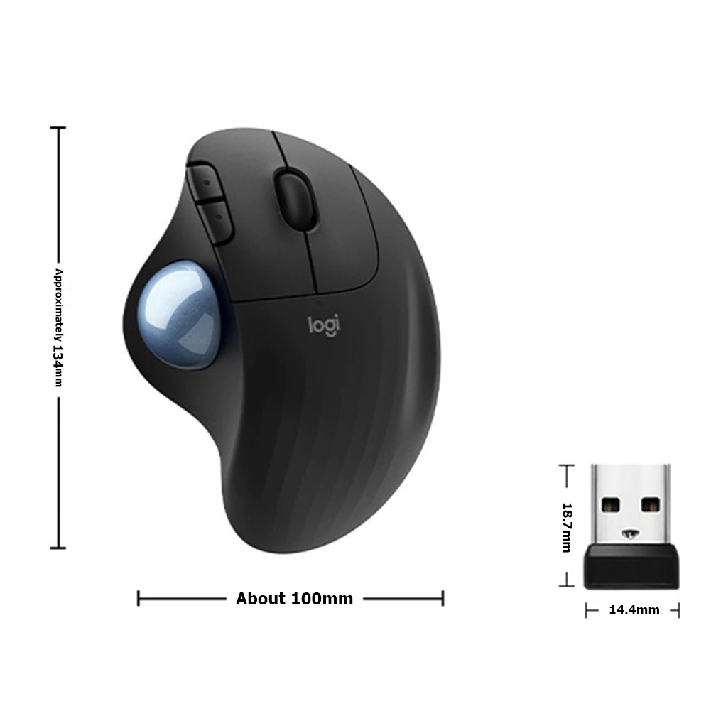 Chuột Không Dây Logitech M575 - Logitech ERGO M575 2.4G Wireless ...