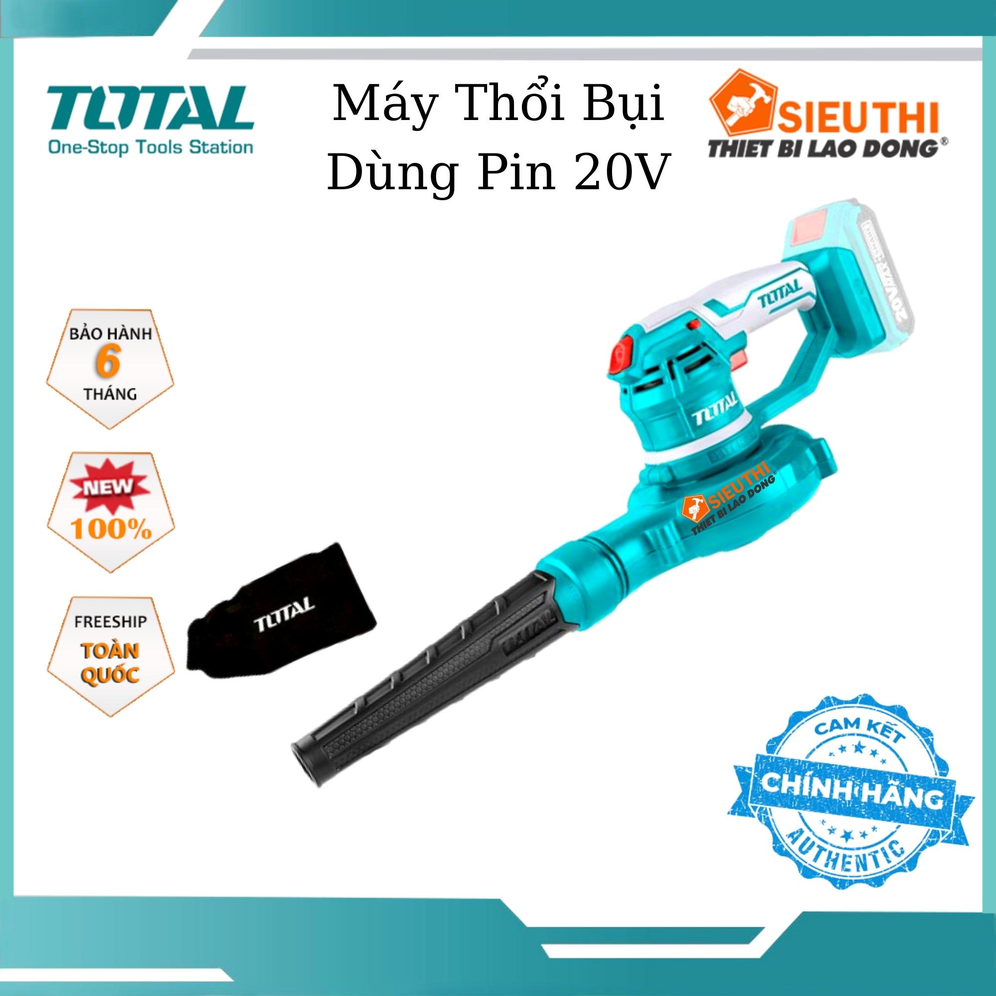 Máy thổi hút bụi dùng pin 20V TOTAL giúp thổi khí vệ sinh phòng nét kho ...