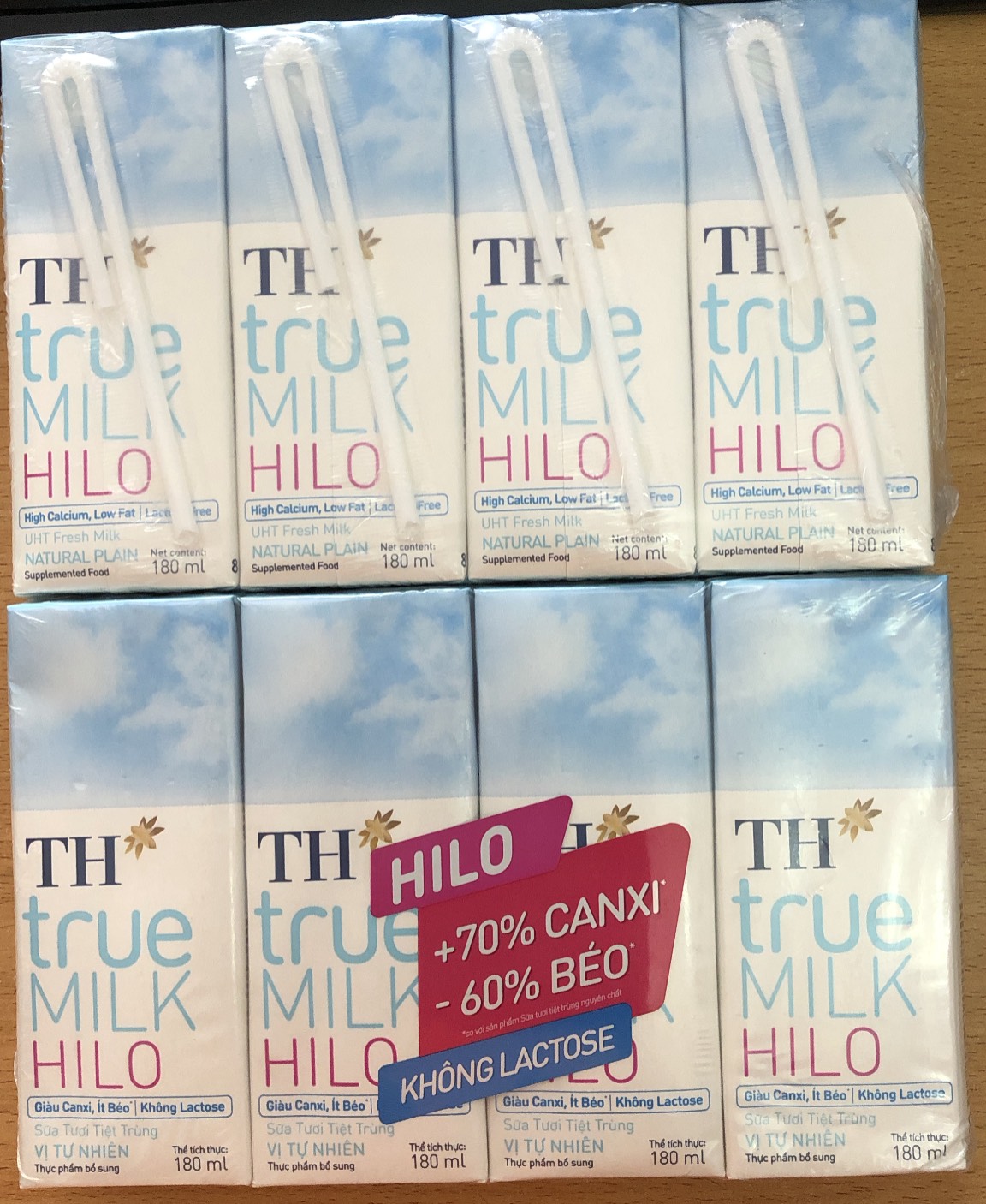 TH True Milk Hilo vị tự nhiên Thùng 48 hộp 180mlhộp - MixASale