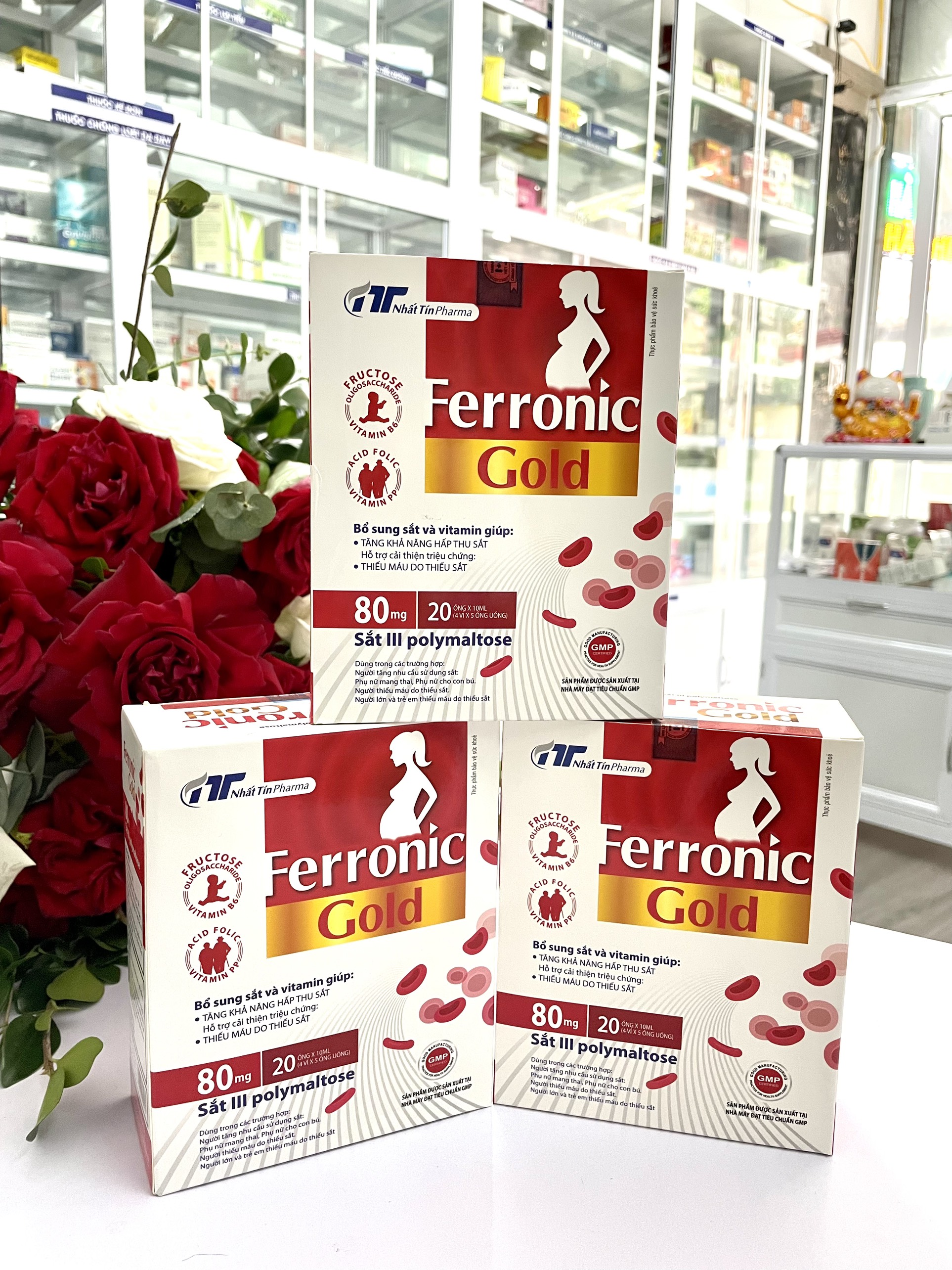 FERRONIC GOLD bổ sung sắt và vitamin cho phụ nữ mang thai, cho con bú ...