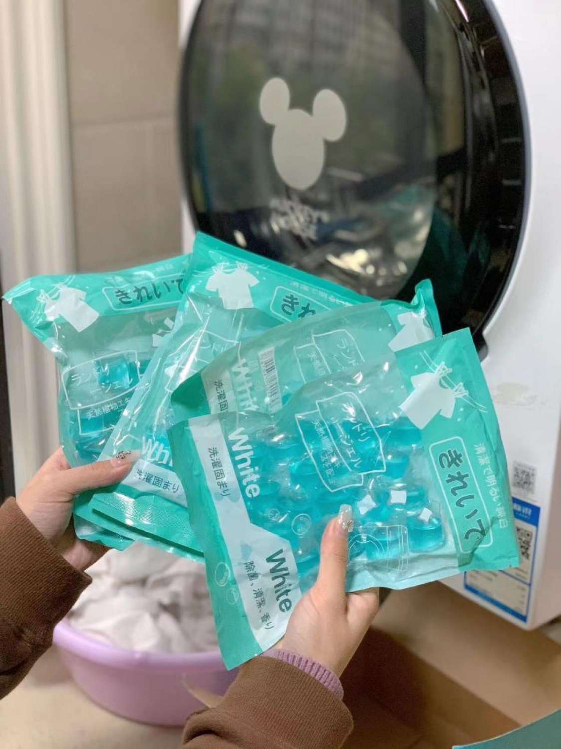 Combo 100 Viên Giặt Xả Quần Áo Thơm Lừng Thay Thế Cho Cả Bột Giặt Nước Xả Gói 20 Viên Nước Giặt