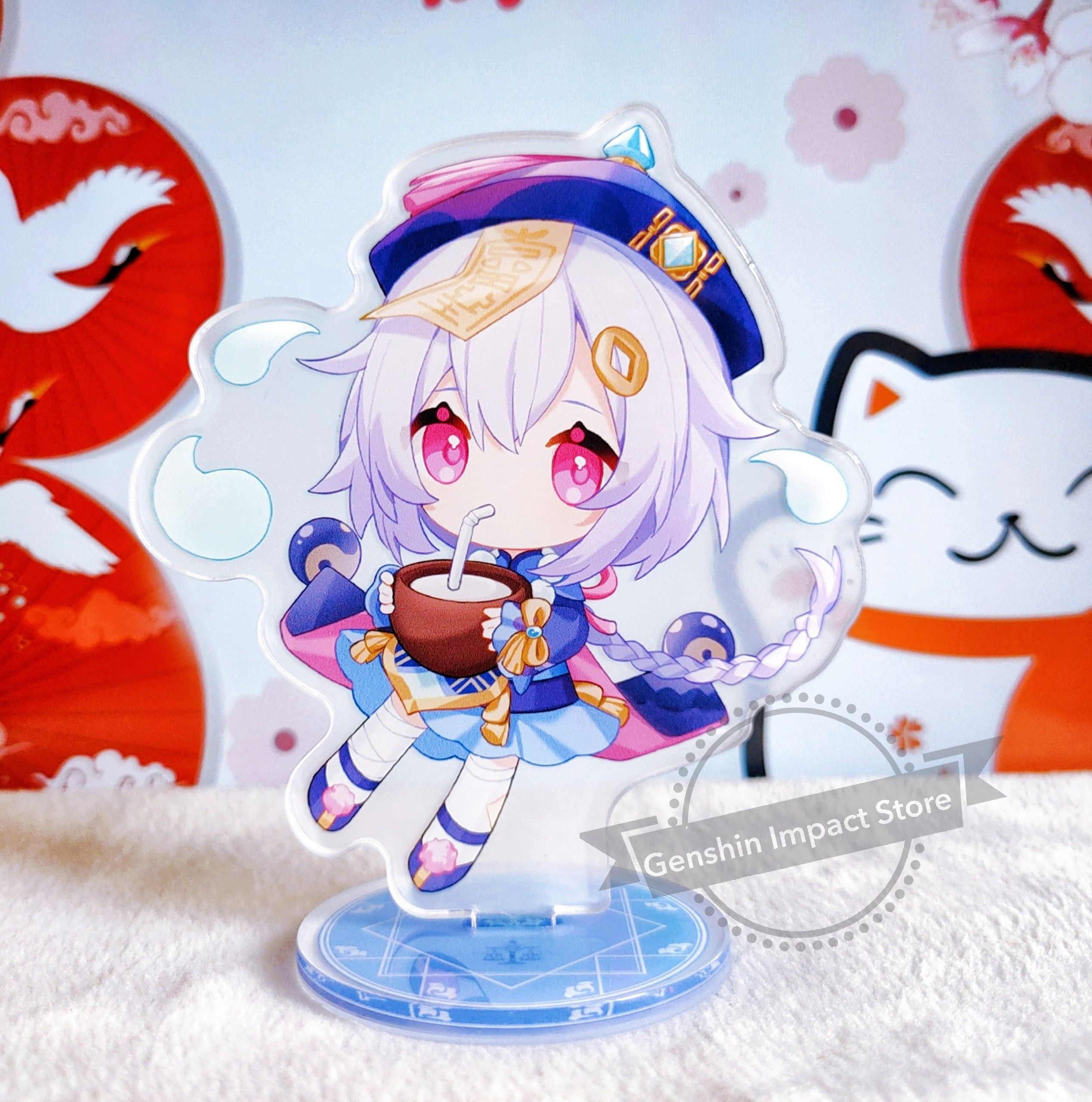 Mô hình mini standee Waifu Genshin Impact Raiden Shogun Yae Miko Hutao ...