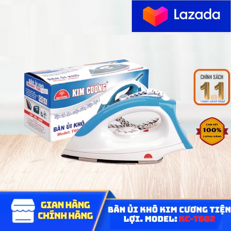 Bàn Ủi Khô Kim Cương KC-T602 Nóng Nhanh Nhiệt Độ Chuẩn Tiện Dụng và Bền ...