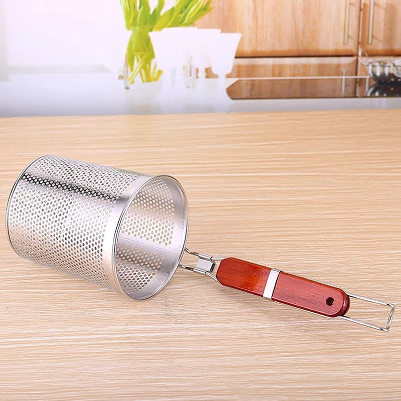 Micro-Perforated Basket Mesh Dumpling Noodle Strainer,Mesh Skimmer ...