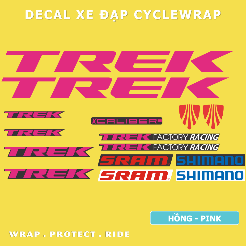 Tem decal dán sườn xe đạp địa hình MTB TREK X-CALIBER 8 2021 ...