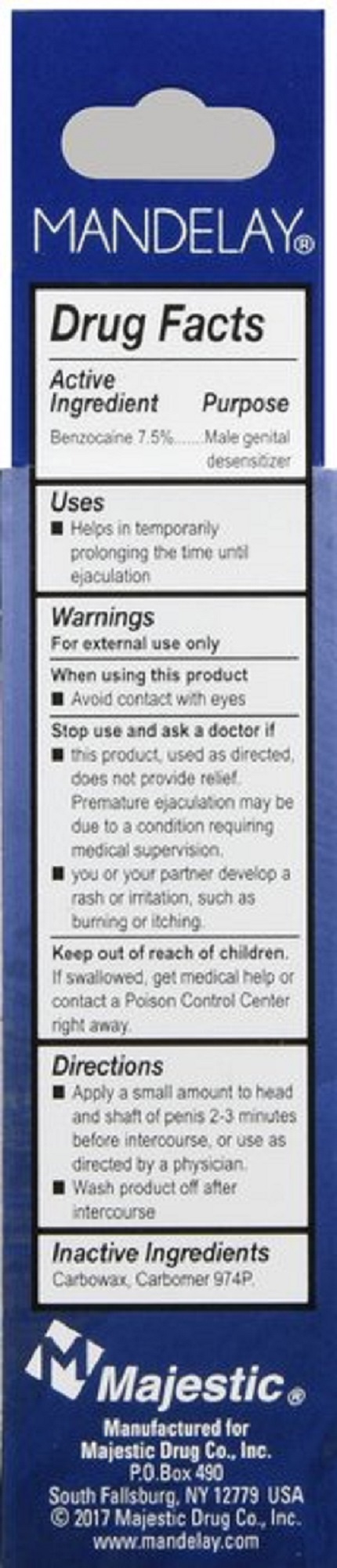 Gel bôi trơn MANDELAY cao cấp kéo dài thời gian tăng cường sinh lý nam ...