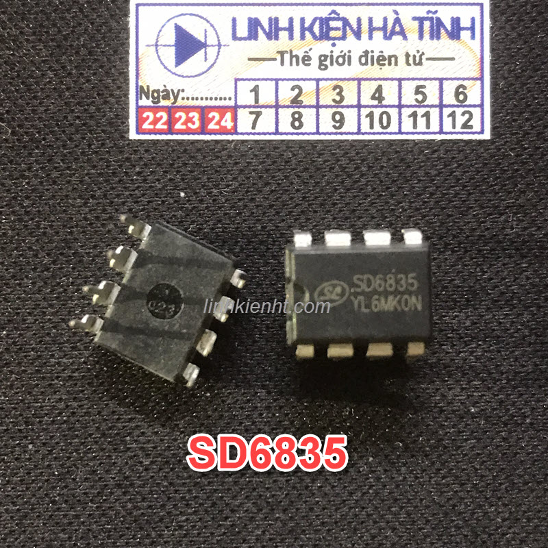 Ic nguồn SD6835 6835 DIP-8 mới | Lazada.vn