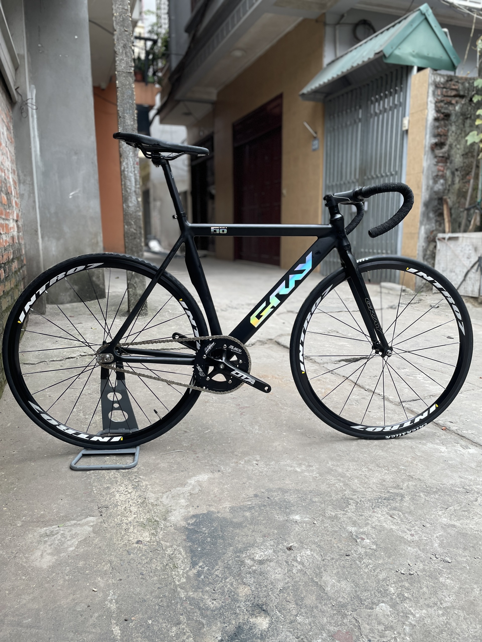 Xe đạp Fixed Gear Gray F10 càng nhôm chính hãng | Lazada.vn