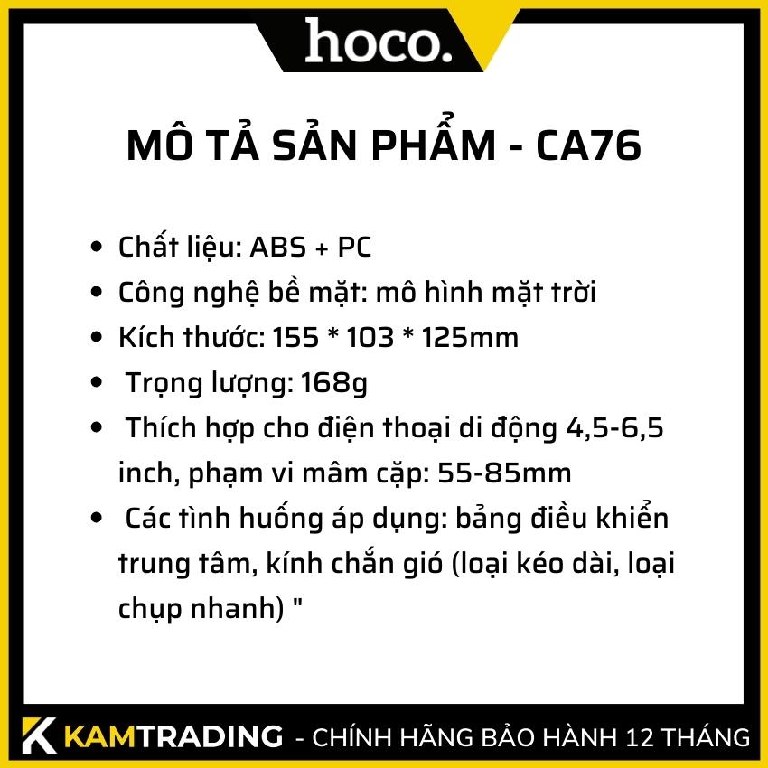 Giá Đỡ Điện Thoại Thông Minh Trên Ô Tô Hoco CA76 gắn trên bảng điều ...