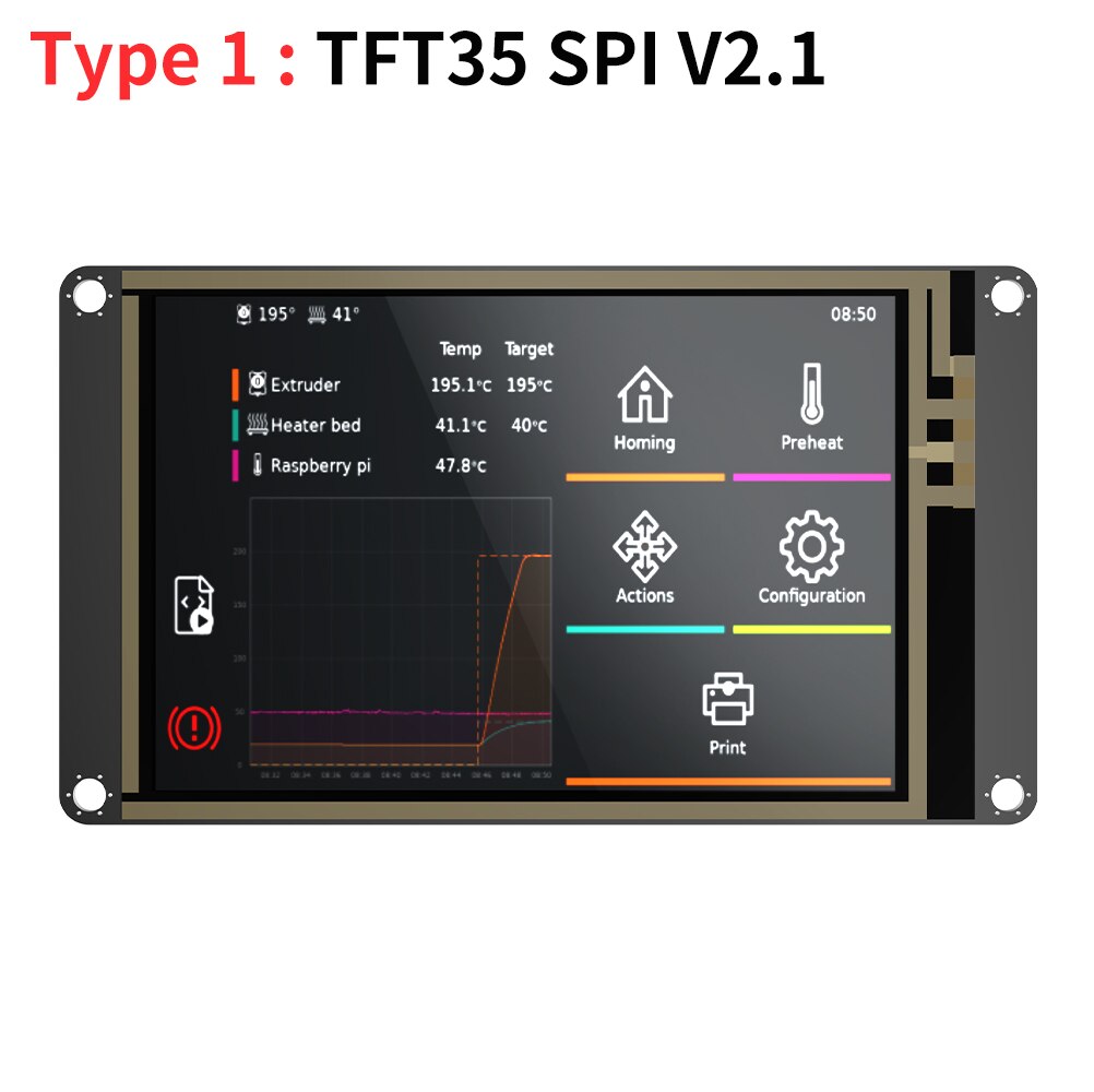 BIGTREETECH TFT35 SPI V2.1 Touch Screen 3.5 Inch Display IO2CAN 3D ...