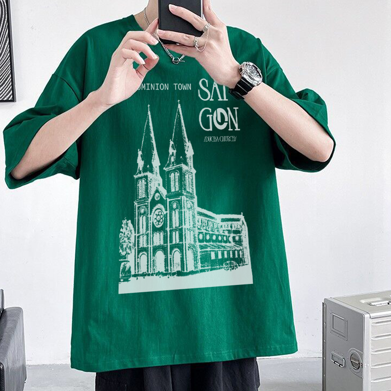 Áo thun nam nữ unisex tay lỡ phông form rộng AT ĐỨC BÀ local brand teen ...