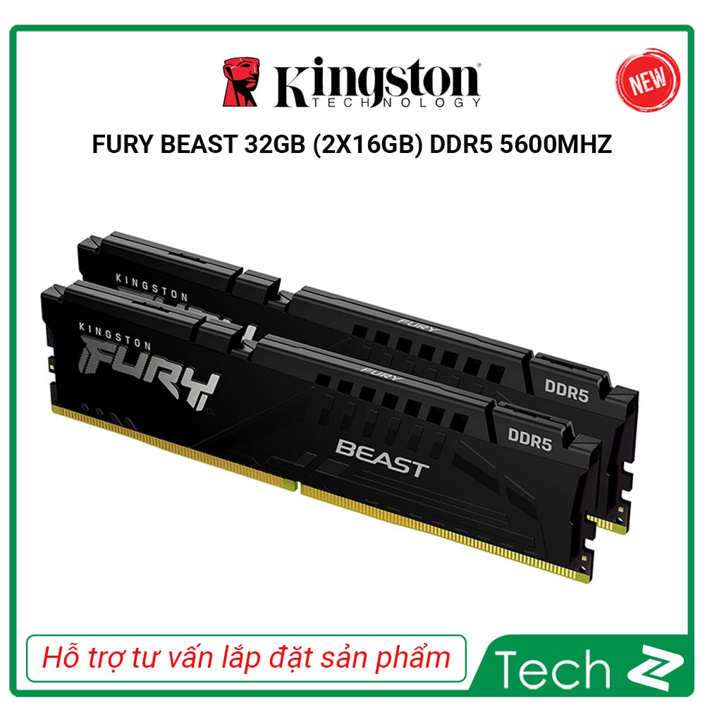 Ram Kingston Fury Beast RGB 16GB 32GB 64GB DDR5 5600MHz - MixASale