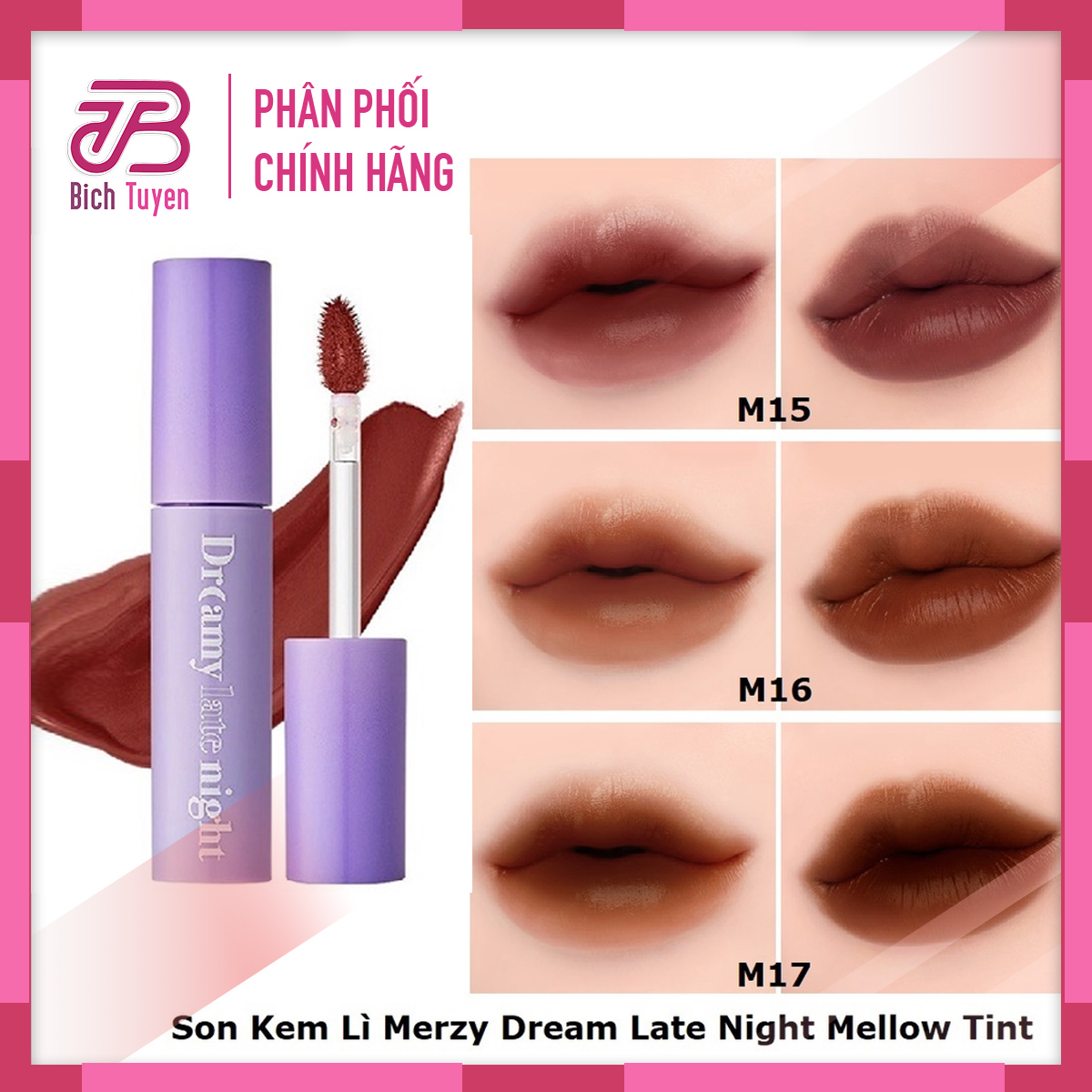 Son Tint Bóng Merzy Aurora Dewy Tint - MixASale