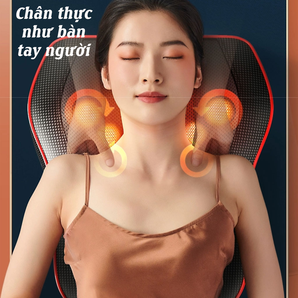 MẪu MỚi 2023 Gối Massage Cổ Vai Gáy Máy Mát Xa Cổ Vai Gáy Máy Massage Goi Massage Cổ Gáy