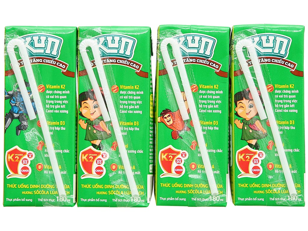 sữa kun vị socola lúa mạch 180ml - MixASale