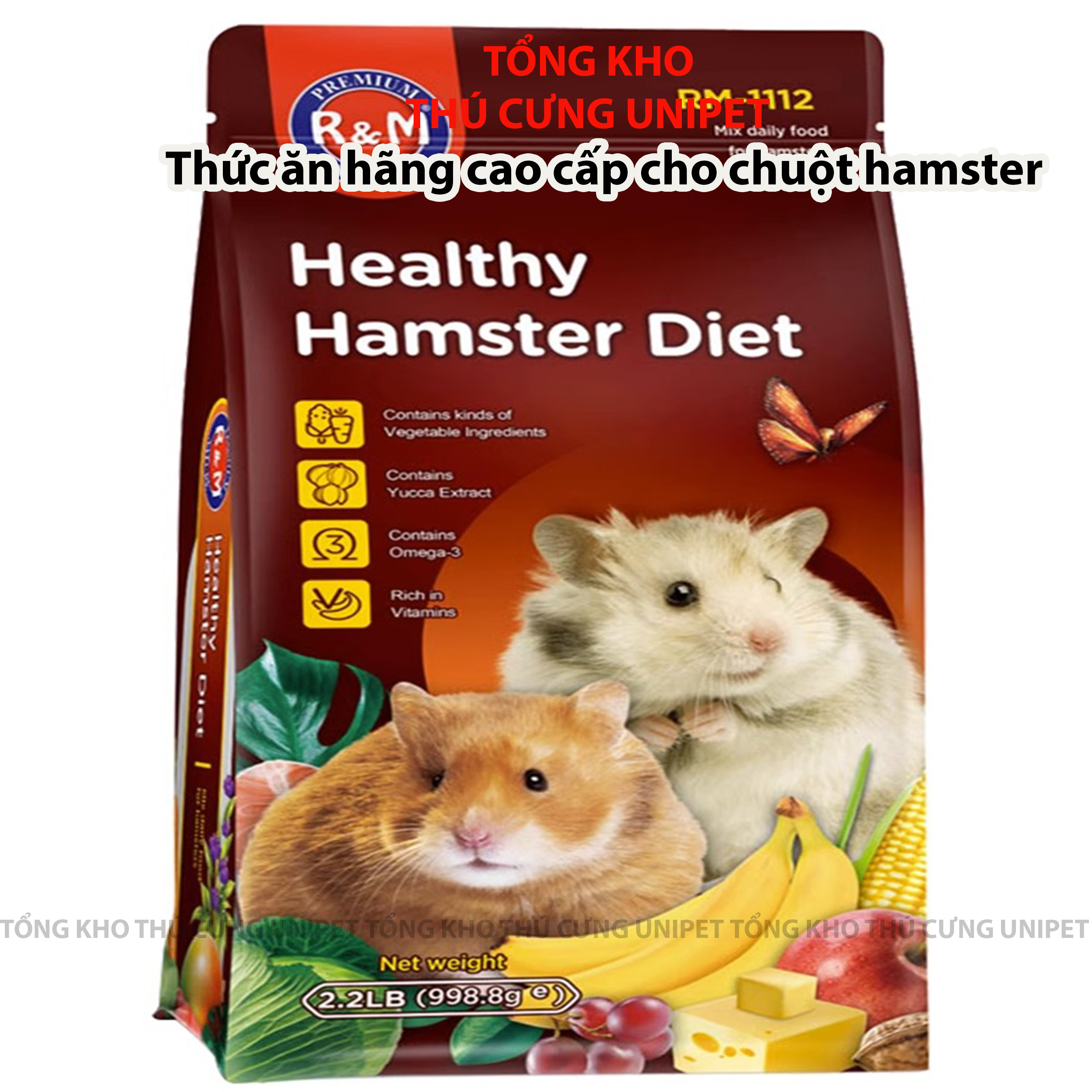 Thức ăn hãng cho chuột hamster bear hamster tạng to dinh dưỡng toàn ...
