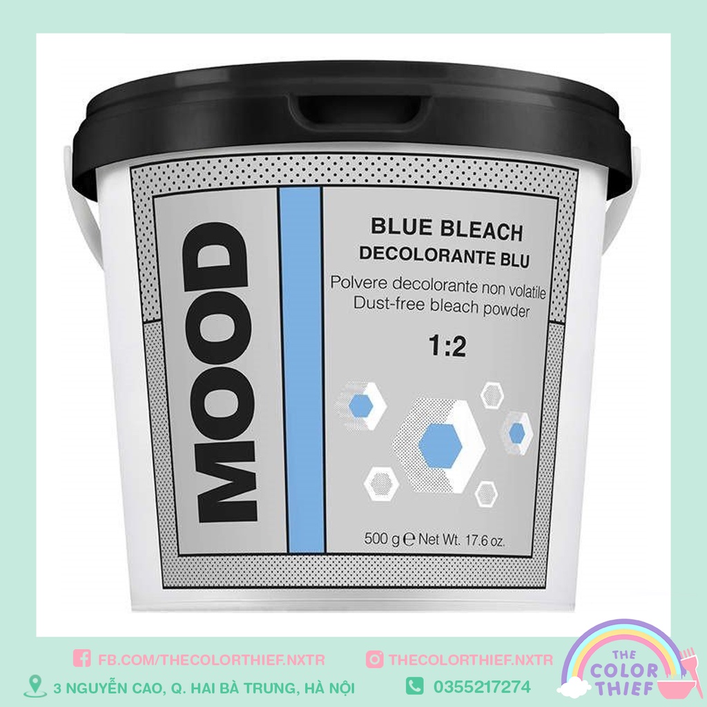 tẩy tóc MOOD Italy cao cấp an toàn nâng sáng lên đến 7+ levels The ...