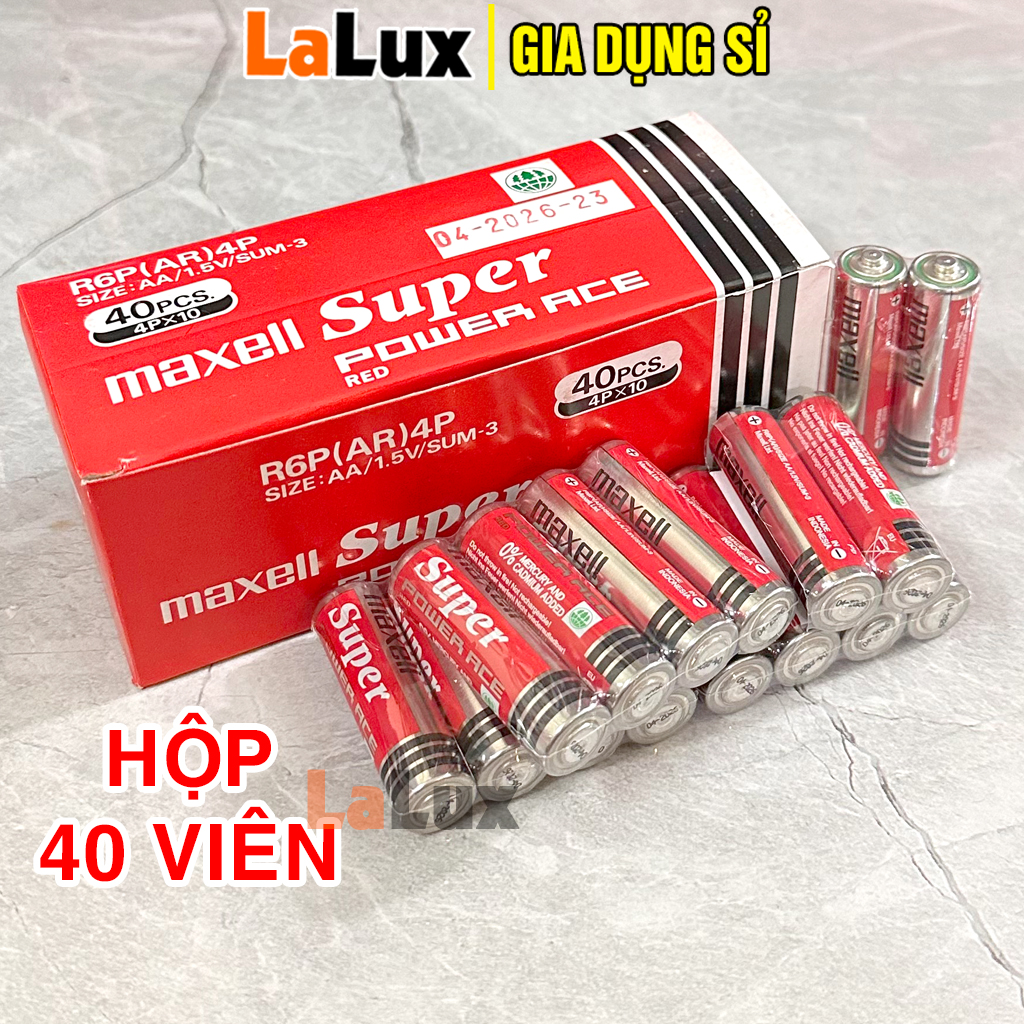 Pin MAXELL SUPER ĐỎ AA (2A) - Pin Tiểu AA, Pin AA, Sử Dụng Cho Remote ...