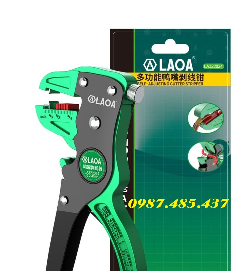 Kìm tuốt dây mỏ quạ cao cấp LAOA cực xịn, Kềm tuốt dây điện đa năng | Lazada.vn