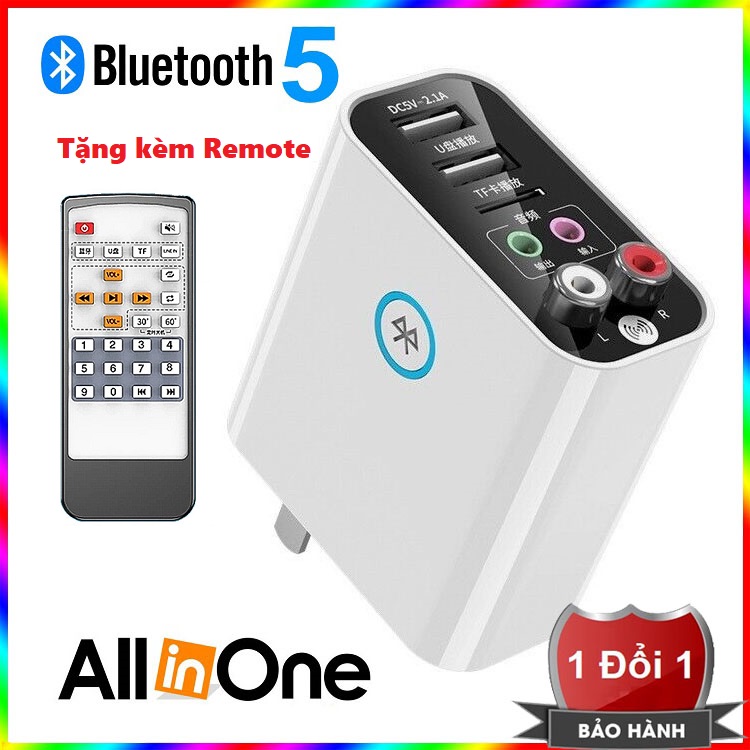 Bộ thu phát Bluetooth 5.0 cao cấp K16 kèm điều khiển từ xa - Bộ thu phát âm thanh Bluetooth K16 ...
